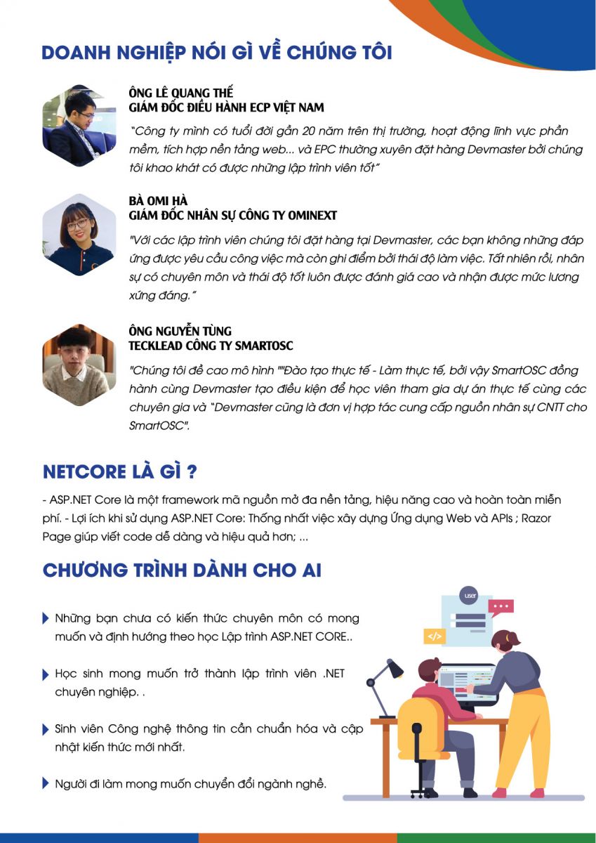 𝐃𝐞𝐯𝐦𝐚𝐬𝐭𝐞𝐫 𝐀𝐜𝐚𝐝𝐞𝐦𝐲 – 𝐆𝐢𝐨̛́𝐢 𝐭𝐡𝐢𝐞̣̂𝐮 𝐤𝐡𝐨́𝐚 𝐡𝐨̣𝐜 𝐥𝐚̣̂𝐩 𝐭𝐫𝐢̀𝐧𝐡 𝐰𝐞𝐛 𝐅𝐮𝐥𝐥𝐬𝐭𝐚𝐜𝐤 𝐀𝐒𝐏𝐍𝐄𝐓𝐂𝐨𝐫𝐞. | DEVMASTER